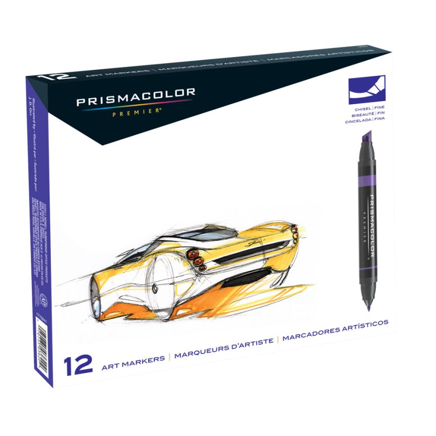Prismacolor Premier Double-Ended Art Marker Set Primary/Secondary ...