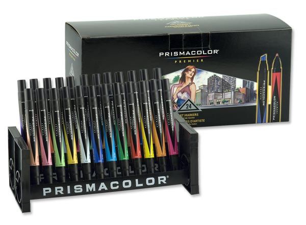 Prismacolor Premier Double-Ended Art Markers Set Assorted Colors (Set ...
