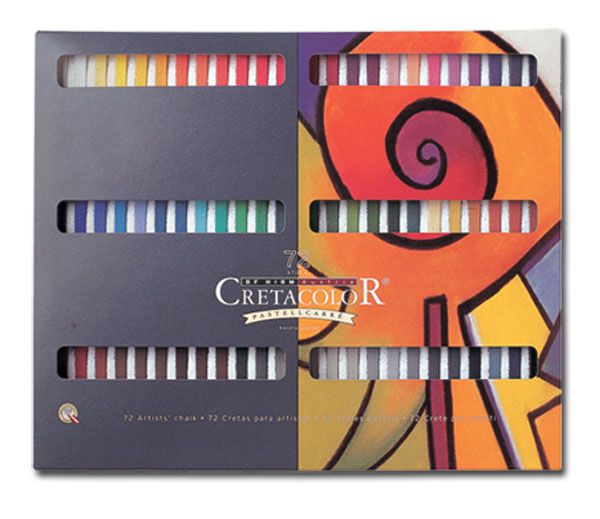 Cretacolor Carré Pastels Set Assorted Colors (Set of 72) | Jerry's Artarama