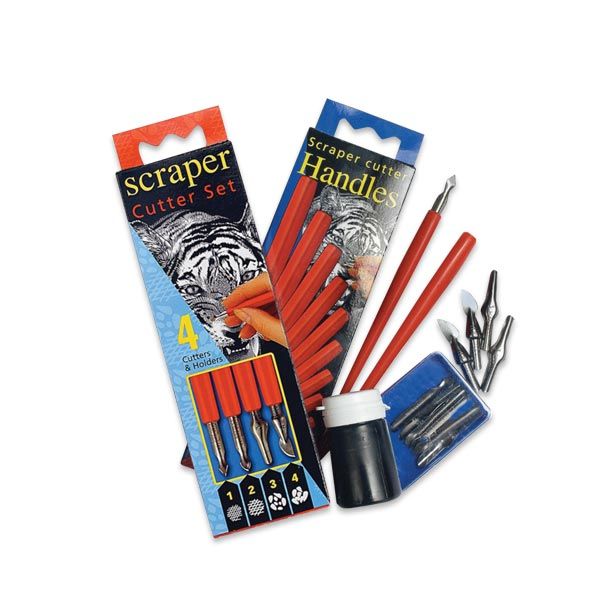 Essdee Scraper Board Knives (Set of 4) | Jerry's Artarama