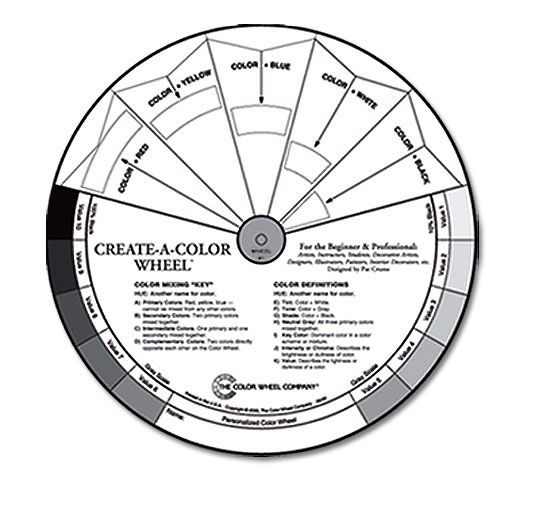 The Color Wheel Company Create-A-Color Wheel | Jerry's Artarama