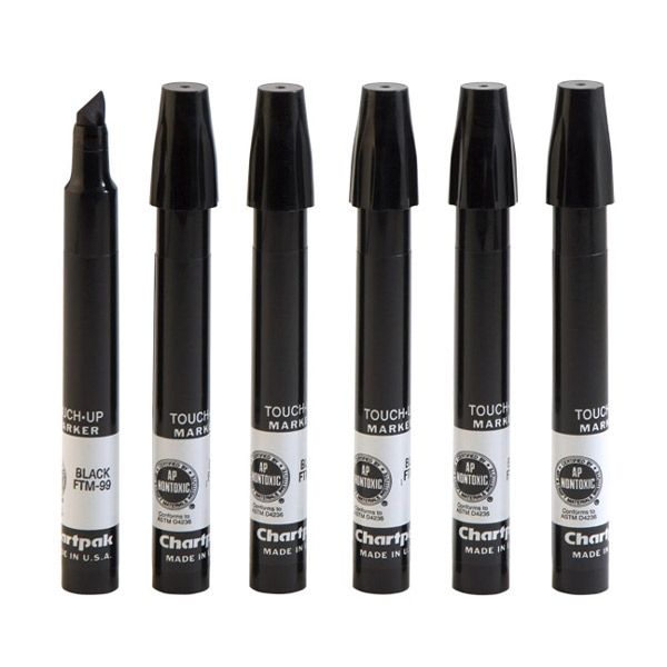 Picture Frame Touch-Up Markers Box of Six - Black | Jerry's Artarama