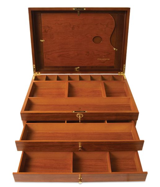 Charvin Extra Fine Oil Color Deluxe Oil Painting Wood Chest | Jerry's ...