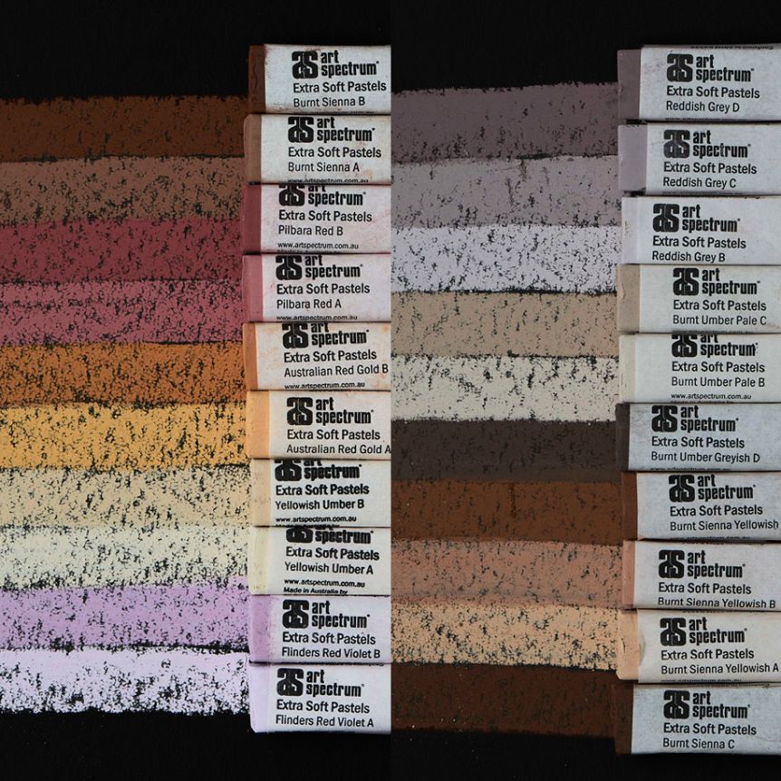 Art Spectrum Square Extra Soft Pastel 20 Set Skin Tones | Jerry's Artarama