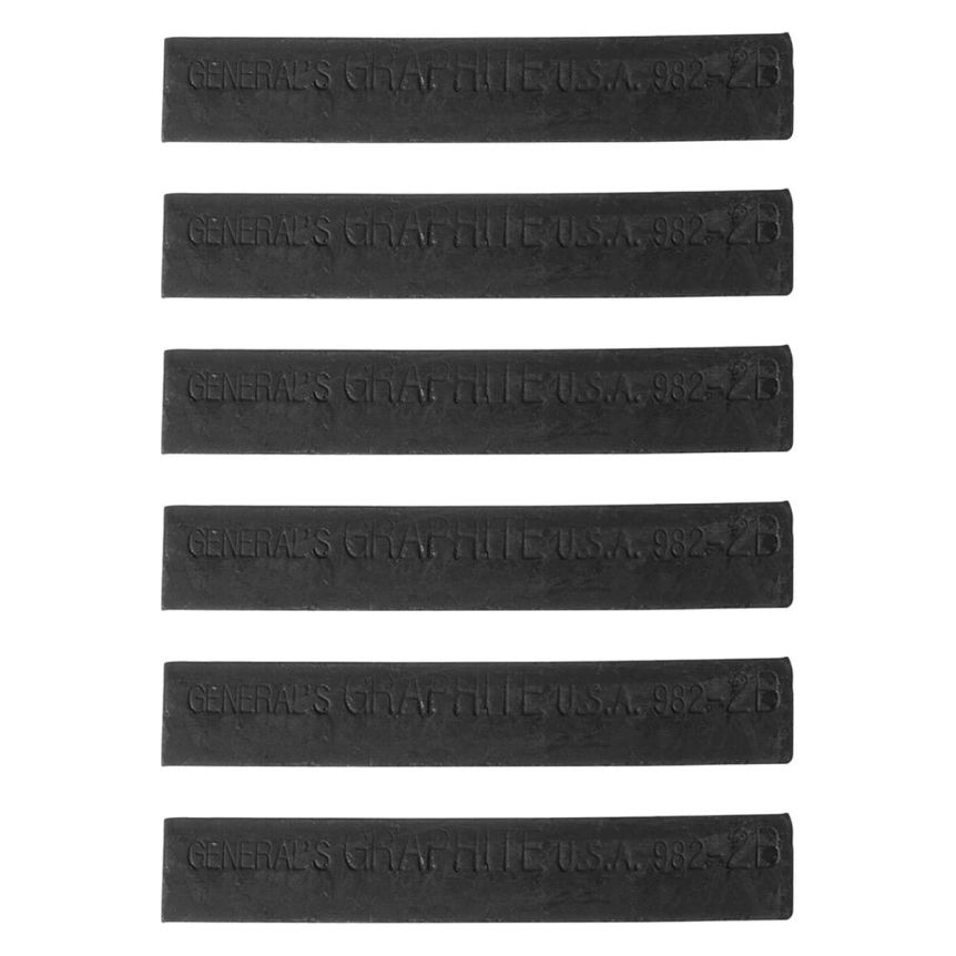 General's Pencil Graphite Sticks 2B 1/2" Giant Stick, Box of 6 | Jerry ...