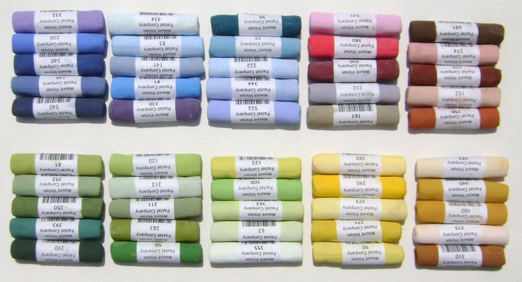 Mount Vision Soft Pastels Landscape Colors (Set of 50) | Jerry's Artarama