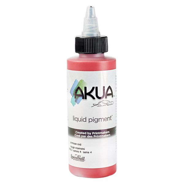 Akua Liquid Pigment 4oz - Crimson | Jerry's Artarama