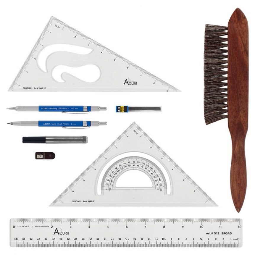 Acurit Drafting Beginner Set, 7 Piece | Jerry's Artarama