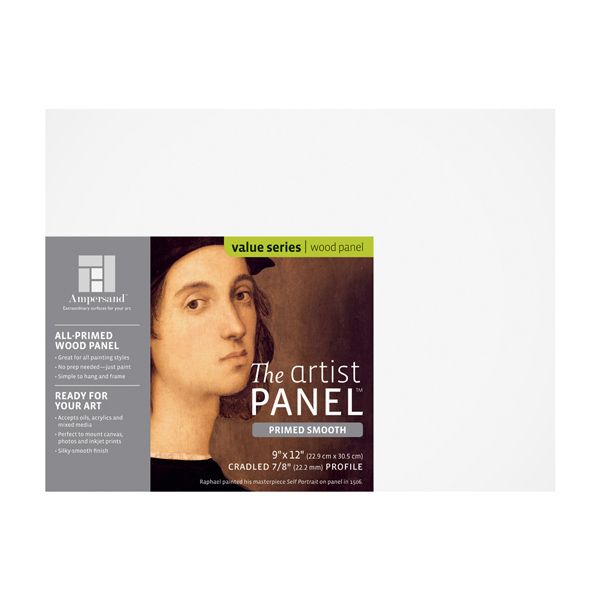 Ampersand Value Series Artist Panels Primed Smooth Finish 7/8" Single ...