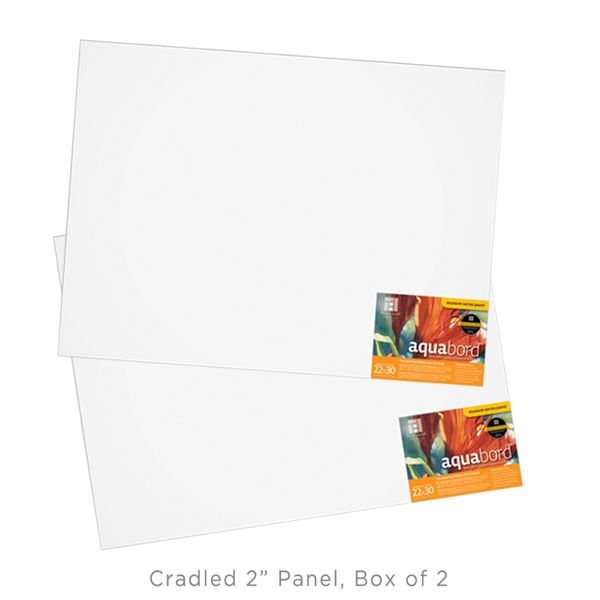 Box of 2 Ampersand Aquabord 2In Cradle 22X30 | Jerry's Artarama