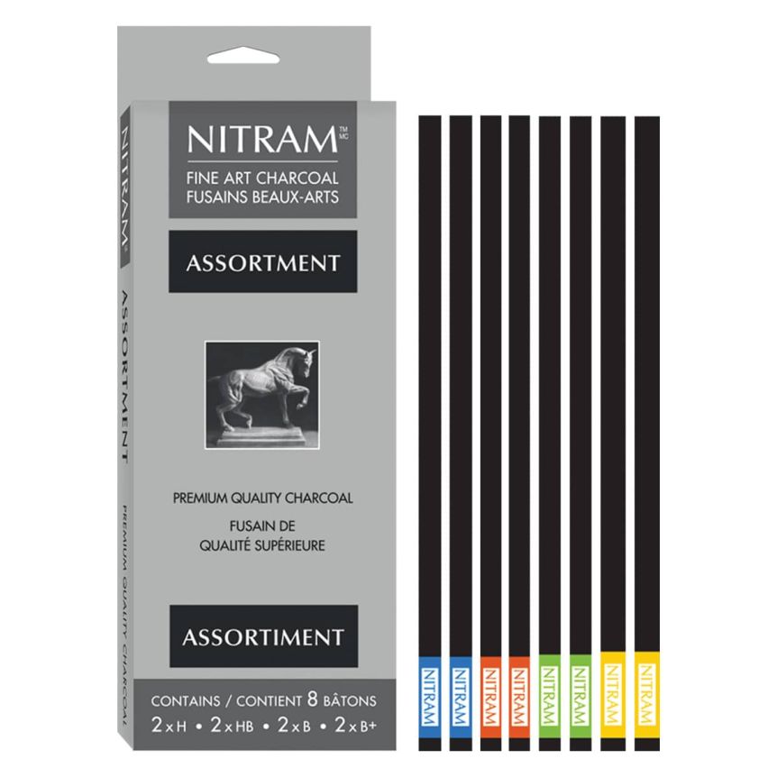 Nitram Fine Art Charcoal - Assortment | Jerry's Artarama