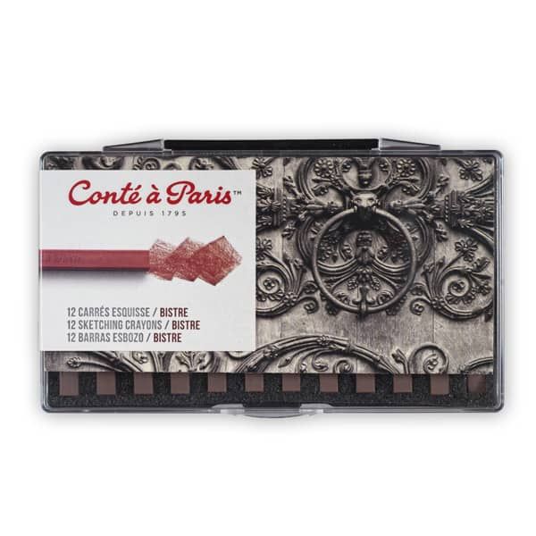 Conté À Paris Crayon Bistre (Box of 12) | Jerry's Artarama