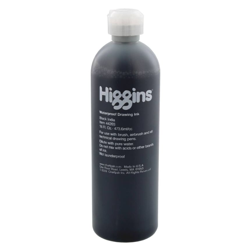Higgins® Black India Ink, 16oz Bottle | Jerry's Artarama