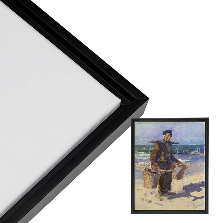 Cardinali Floater Frame - Black 8"x10", 3/4" Deep | Jerry's Artarama