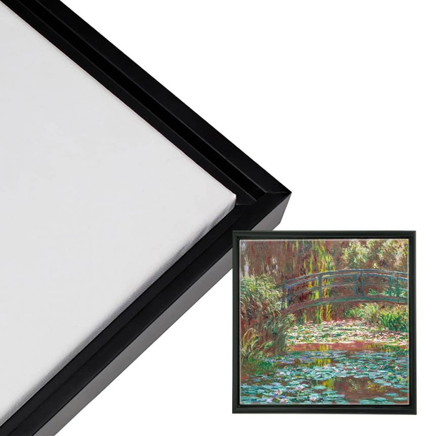 Cardinali Floater Frame - Black 10"x10", 3/4" Deep | Jerry's Artarama