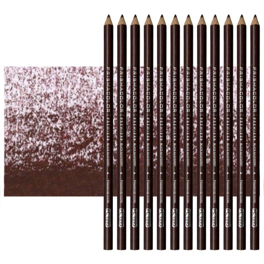 Prismacolor Premier Colored Pencil PC1095 Black Raspberry (Set of 12 ...