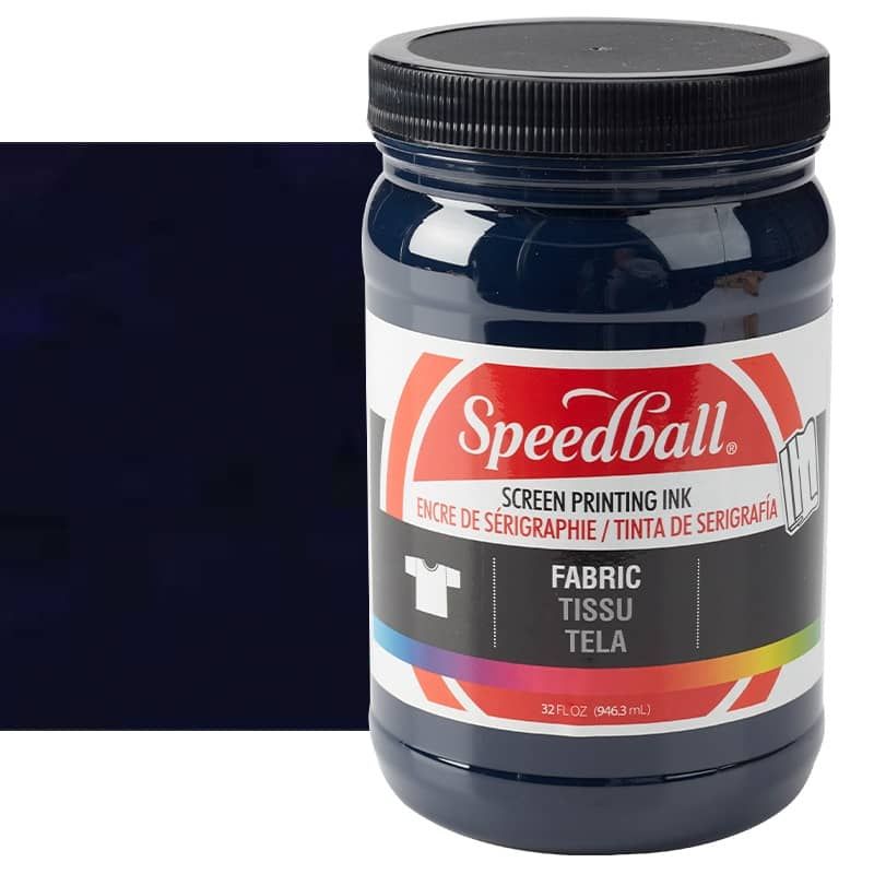 Speedball Fabric Screen Printing Ink 32 oz Jar - Blue Denim | Jerry's ...