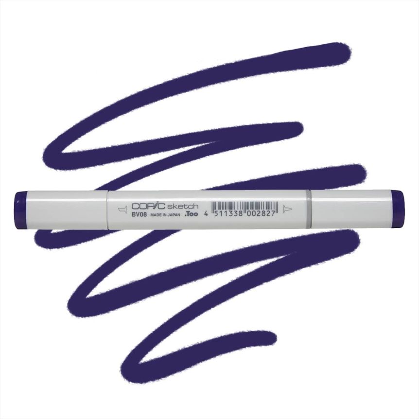 Copic Sketch Marker BV08 Blue Violet | Jerry's Artarama