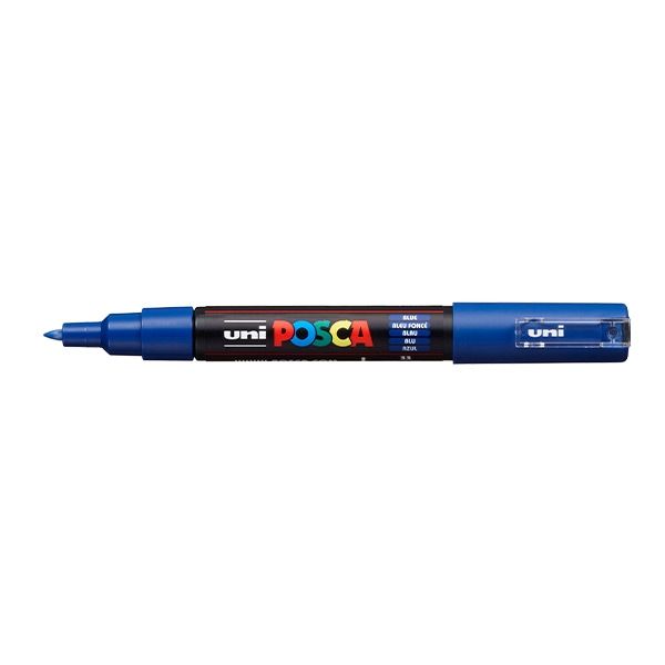 POSCA Acrylic Paint Marker - Blue, X-Fine Tip (0.7-1 mm) | Jerry's Artarama