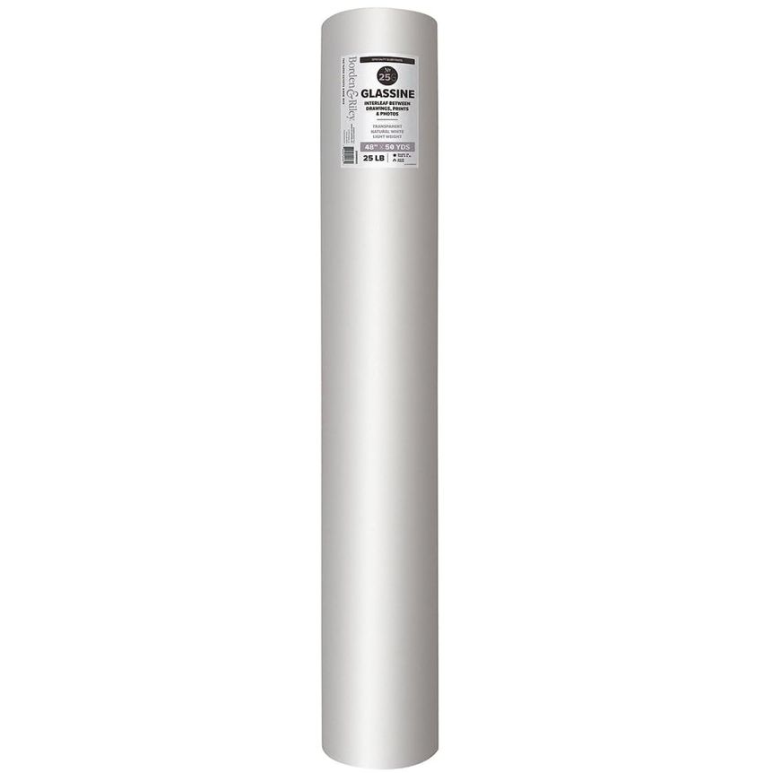 Borden & Riley 25G Glassine Neutral pH Paper Roll 48"x 50 Yd | Jerry's ...