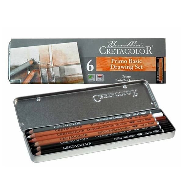 Cretacolor Primo Drawing Pencil Set of 6 | Jerry's Artarama