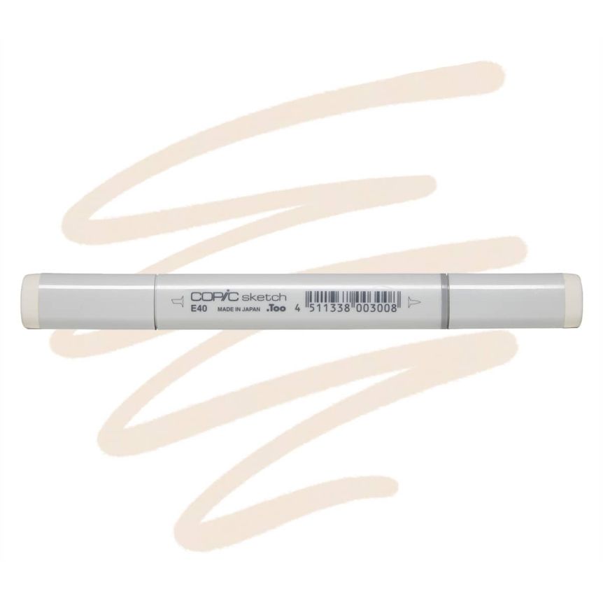 Copic Sketch Marker E40 Brick White | Jerry's Artarama