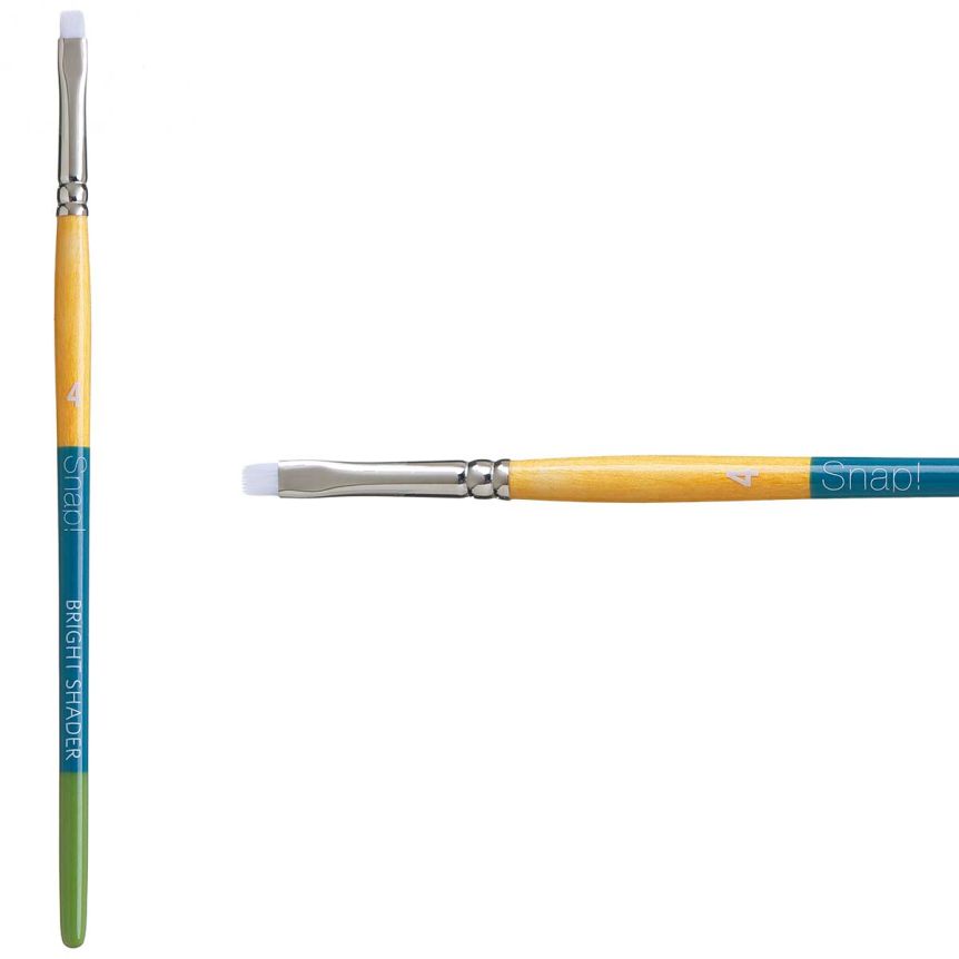Princeton Snap! Series 9850 White Synthetic Brush - Bright Shader ...