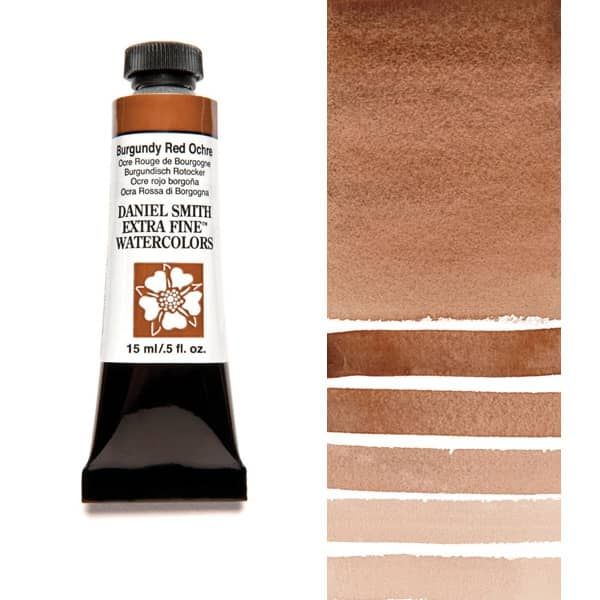 Daniel Smith Extra Fine Watercolor - Burgundy Red Ochre, 15 ml Tube ...