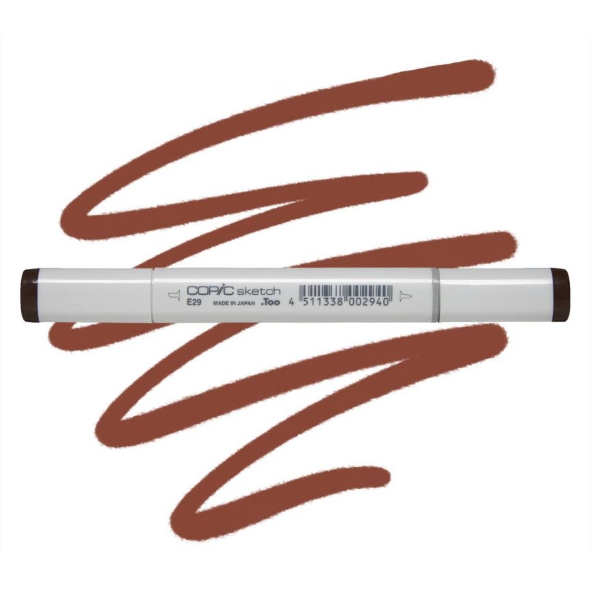 Copic Sketch Marker E29 Burnt Umber | Jerry's Artarama