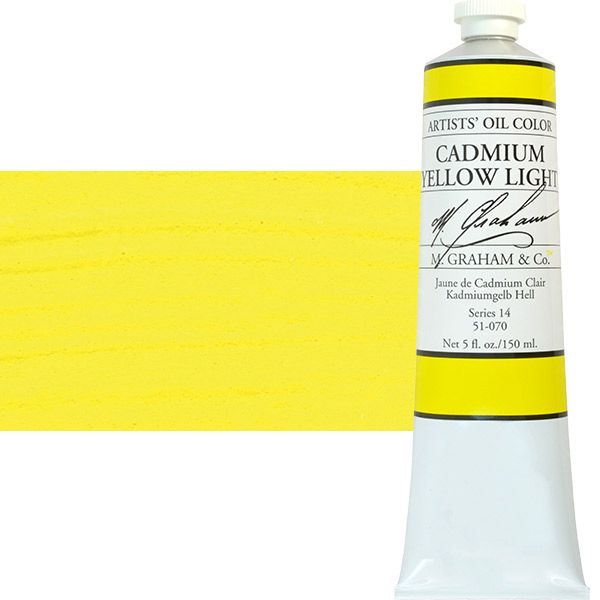 M. Graham Oil Color 5oz - Cadmium Yellow Light | Jerry's Artarama