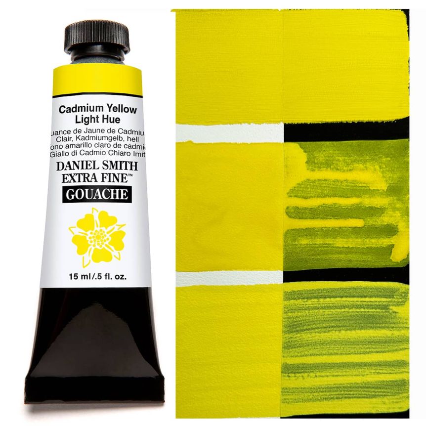 DANIEL SMITH Extra Fine GOUACHE Cadmium Yellow Light Hue, 15ml Tube ...