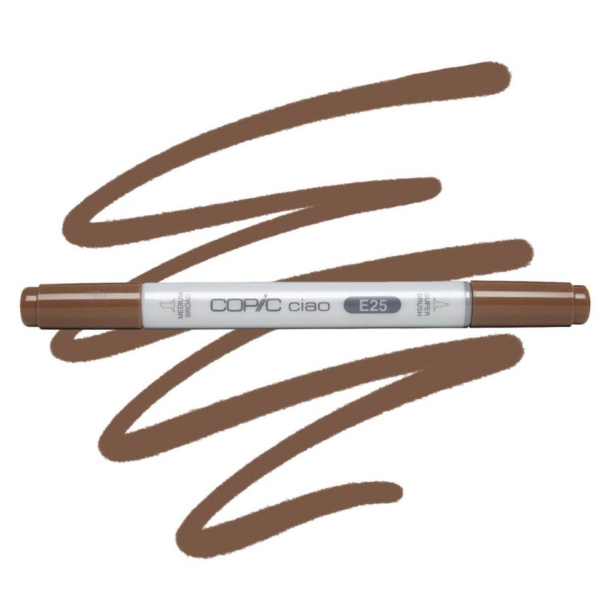 Copic Ciao Marker E25 Caribe Cocoa | Jerry's Artarama