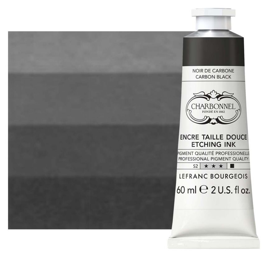 Charbonnel Etching Ink - Carbon Black, 60ml Tube | Jerry's Artarama