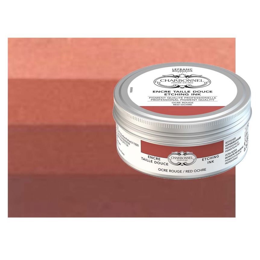 Charbonnel Etching Ink - Red Ochre, 200ml Can | Jerry's Artarama