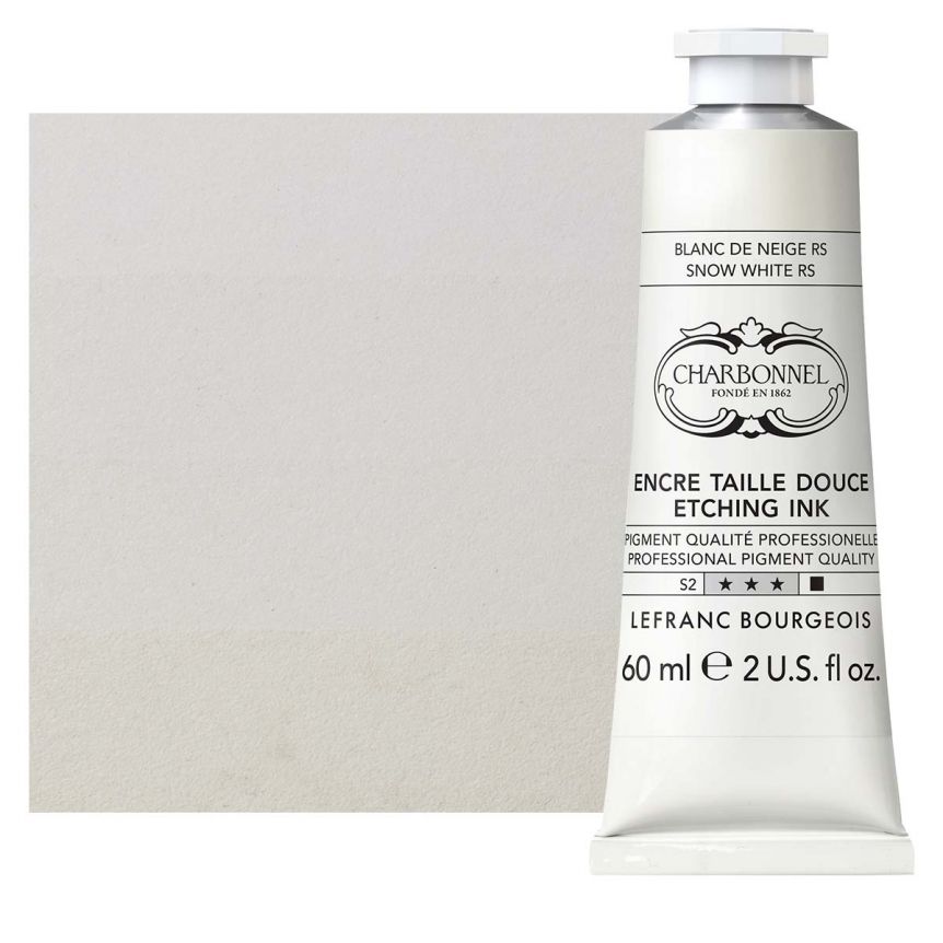 Charbonnel Etching Ink - Snow White RS, 60ml Tube | Jerry's Artarama