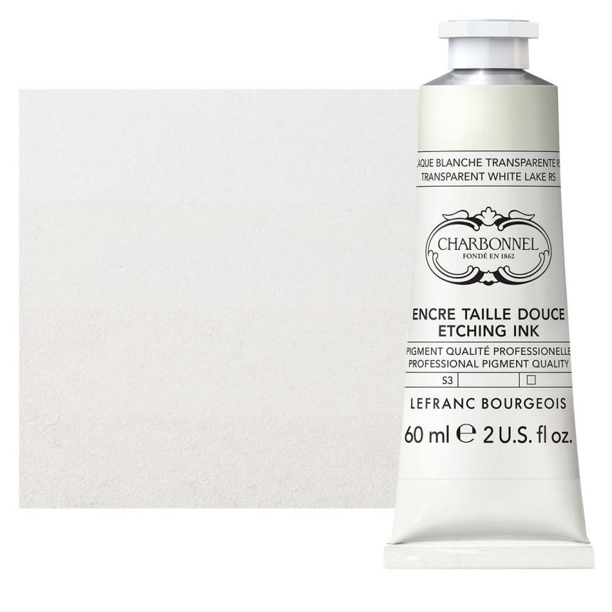 Charbonnel Etching Ink - Transparent White Lake RS, 60ml Tube | Jerry's ...