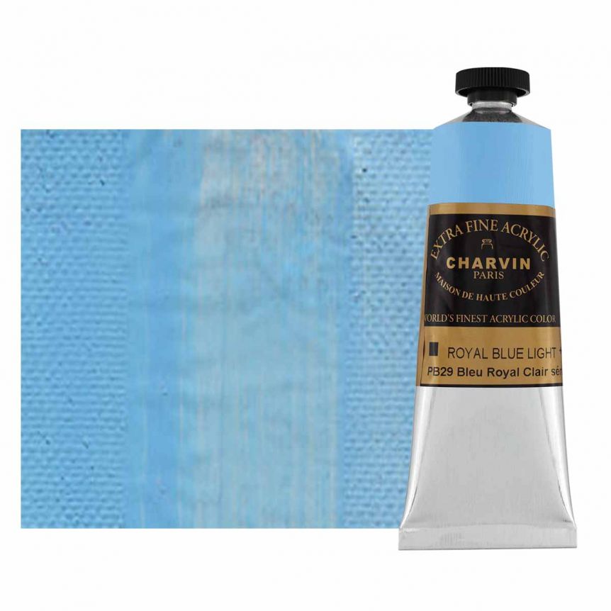 Charvin Extra-Fine Artists Acrylic - Royal Blue Light, 60ml | Jerry's ...