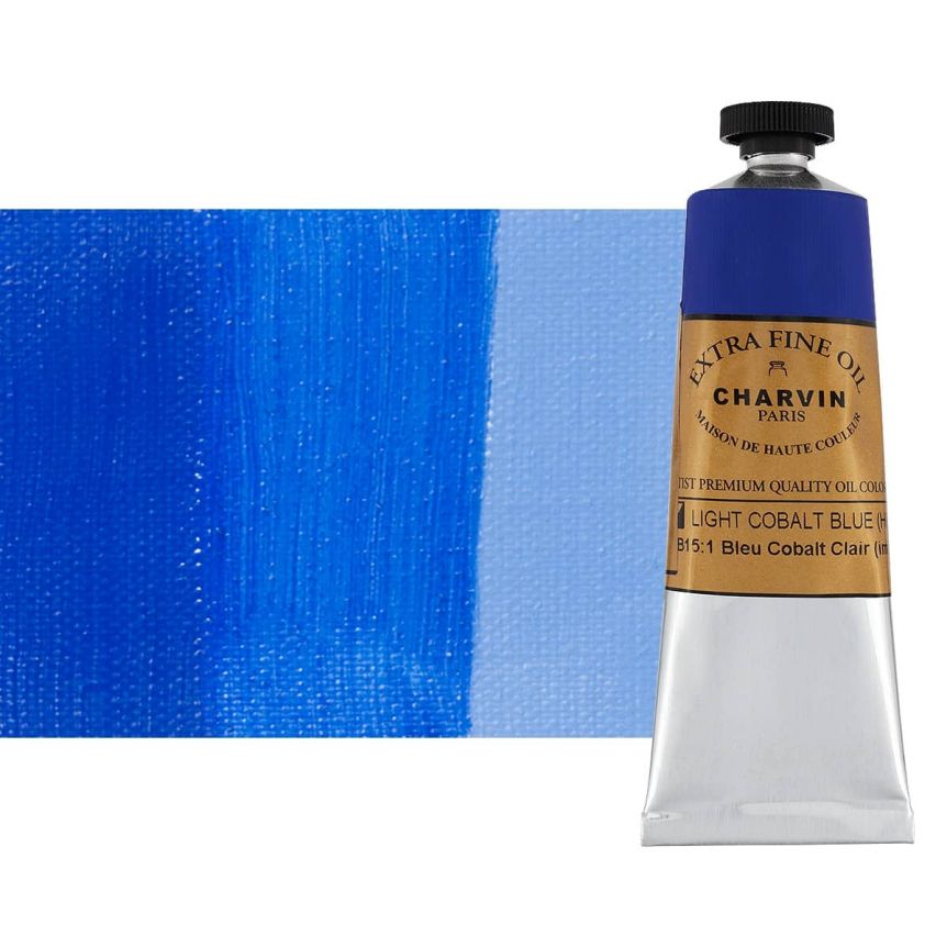 Charvin Oil- Cobalt Blue Light Hue -Extra-Fine: 60ml Paint | Jerry's ...
