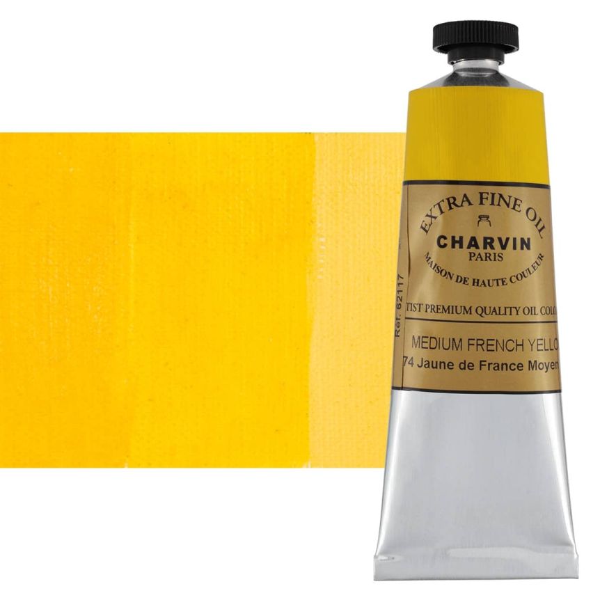 Charvin Oil- French Yellow Medium -Extra-Fine: 150ml Paint | Jerry's ...