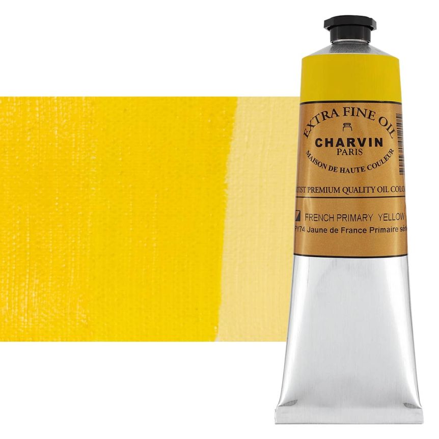 Charvin Oil- French Yellow Primary -Extra-Fine: 150ml Paint | Jerry's ...