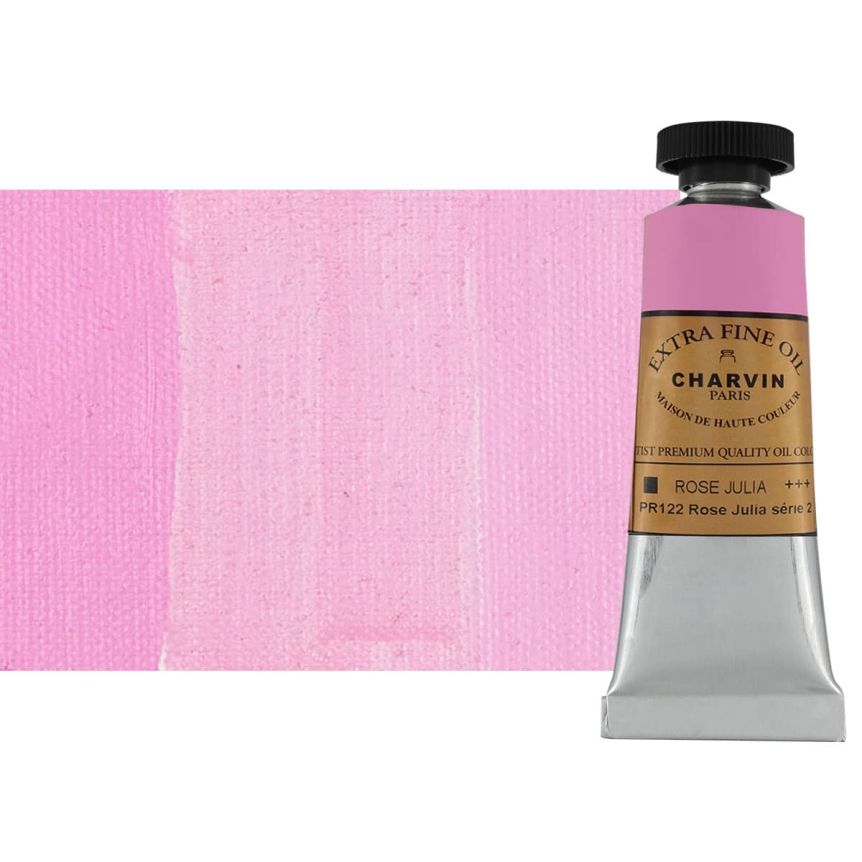 Charvin Oil- Julia Pink -Extra-Fine: 20ml Paint | Jerry's Artarama