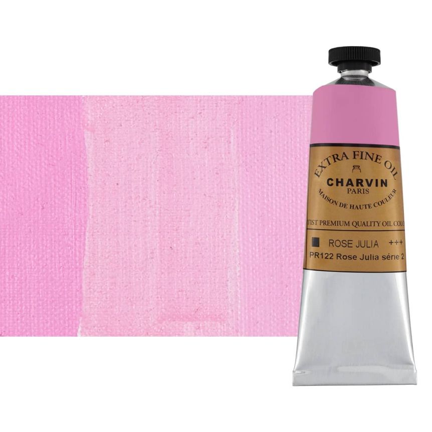 Charvin Oil- Julia Pink -Extra-Fine: 60ml Paint | Jerry's Artarama