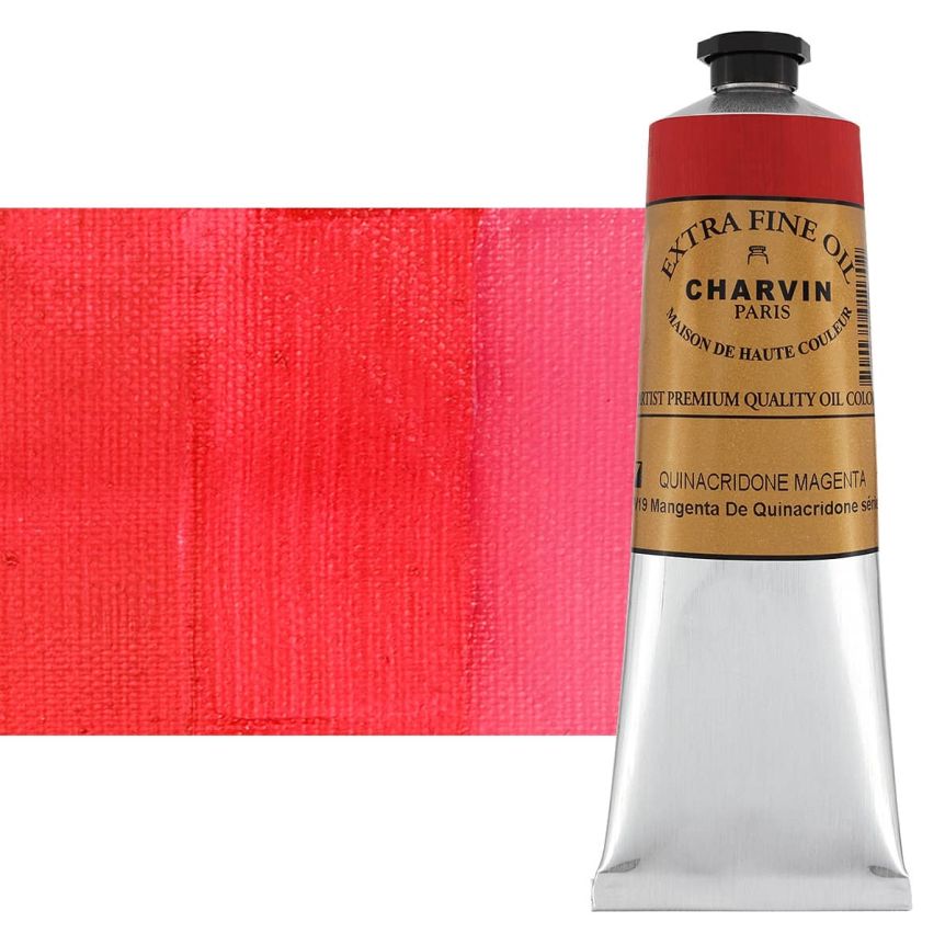 Charvin Oil- Quinacridone Magenta -Extra-Fine: 150ml Paint | Jerry's ...