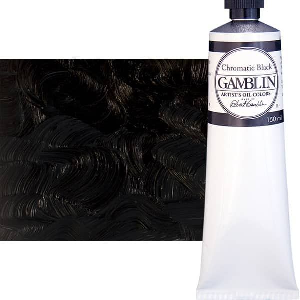 Gamblin Artists Oil - Chromatic Black, 150ml Tube | Jerry's Artarama