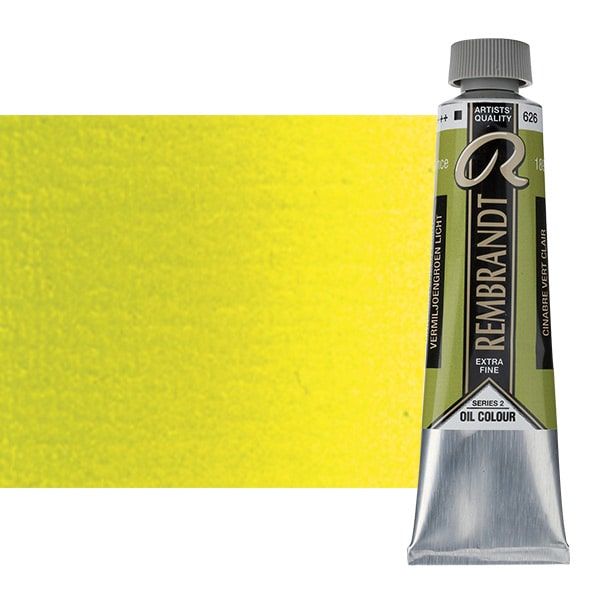 Rembrandt Extra-Fine Artists' Oil Paint - Cinnabar Green Light, 40ml ...