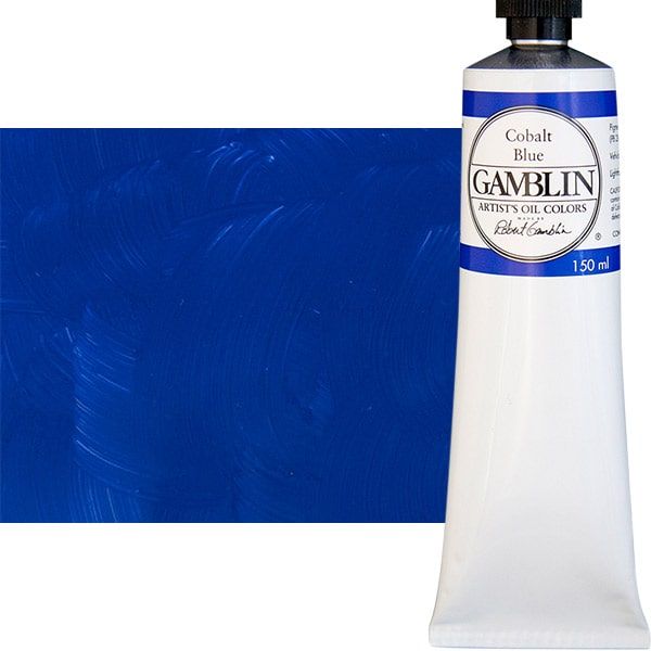 Gamblin Artists Oil - Cobalt Blue, 150ml Tube | Jerry's Artarama