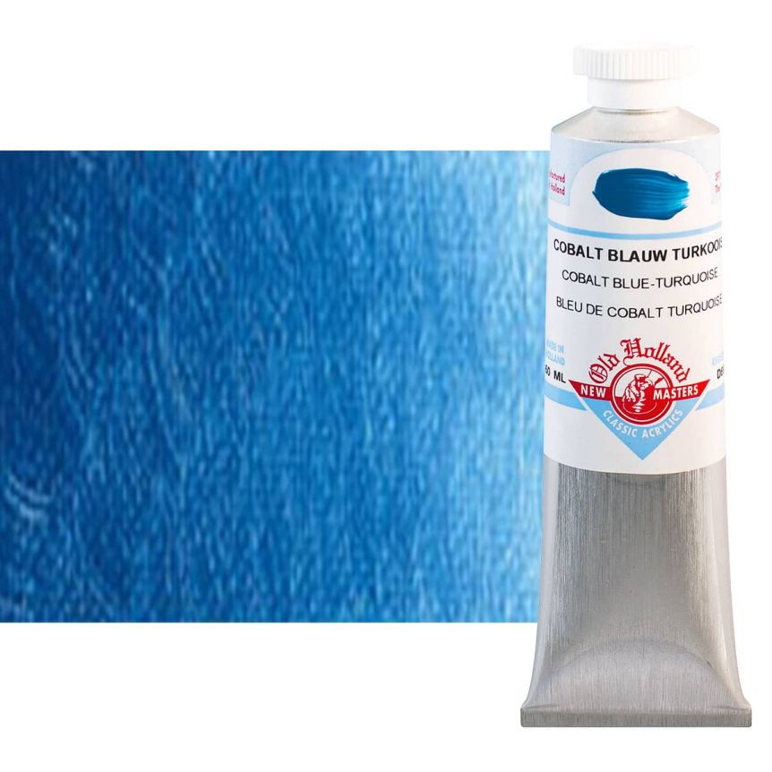 Old Holland New Masters Classic Acrylic Colors Cobalt Blue Turquoise 60 ...