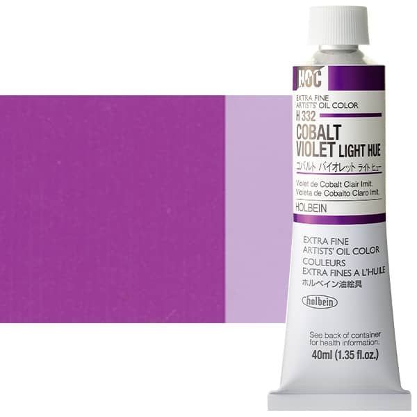 Holbein Extra-Fine Artists' Oil Color 40 ml Tube - Cobalt Violet Light ...