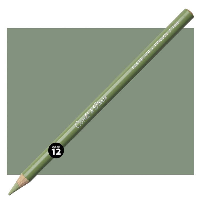Conté À Pastel Pencil Green Grey (Box of 12) | Jerry's Artarama
