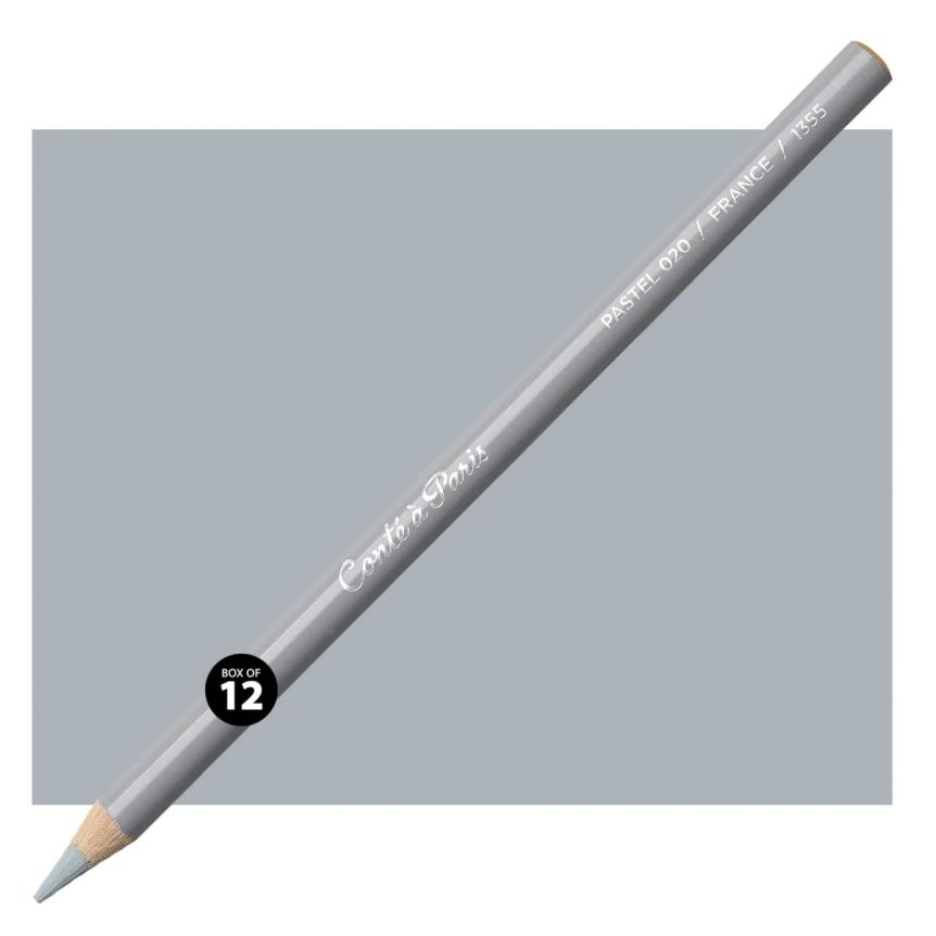 Conté À Pastel Pencil Light Grey (Box of 12) | Jerry's Artarama